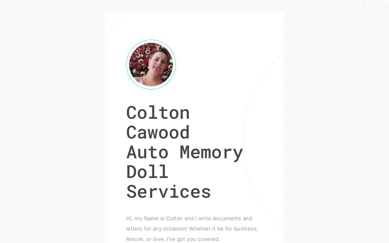 Auto Memory Doll